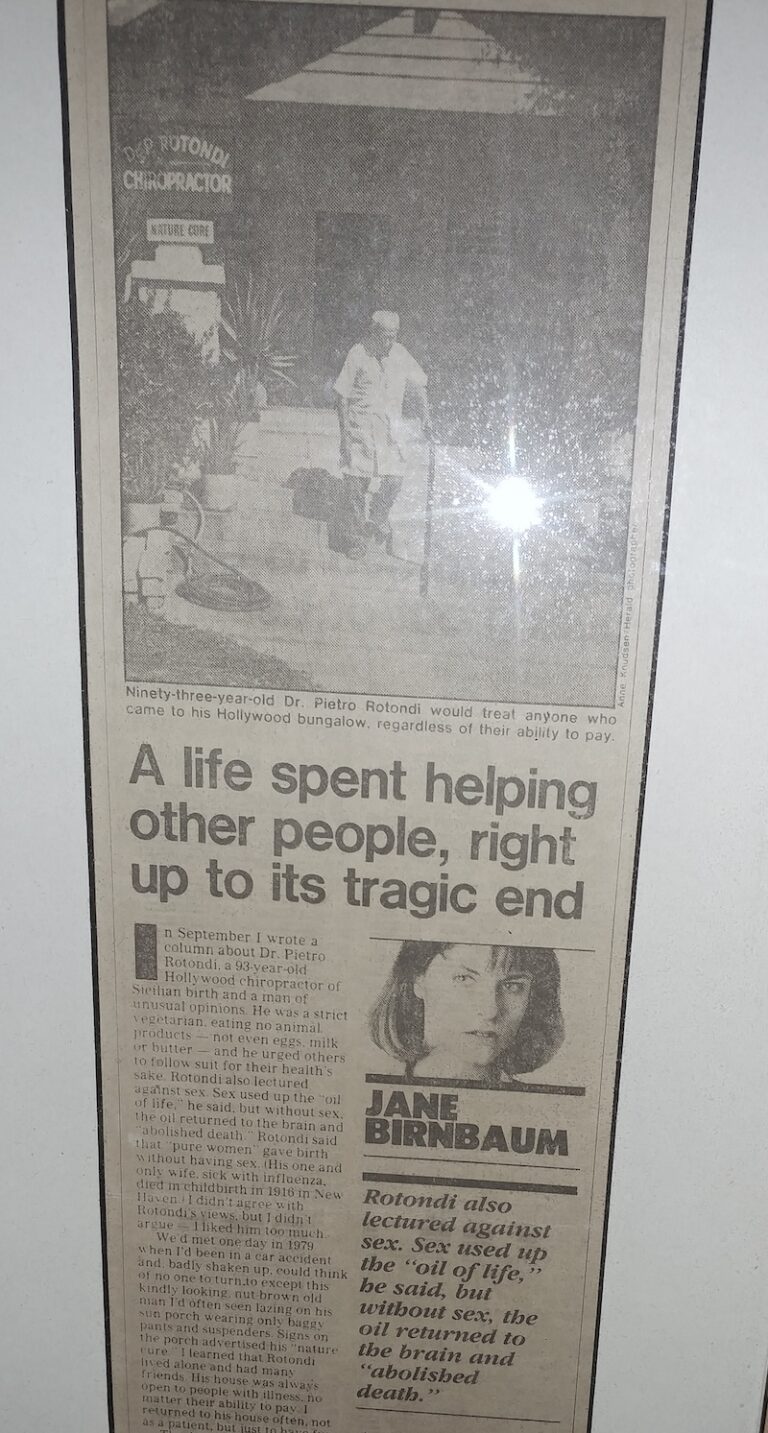 A Life Spent Helping Other People, Right Up To Its Tragic End | The Dr. Pietro Rotondi Foundation